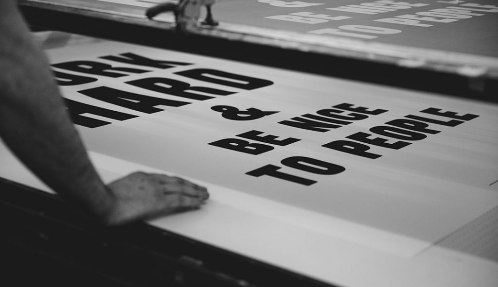 Design tips with Anthony Burrill | Everpress