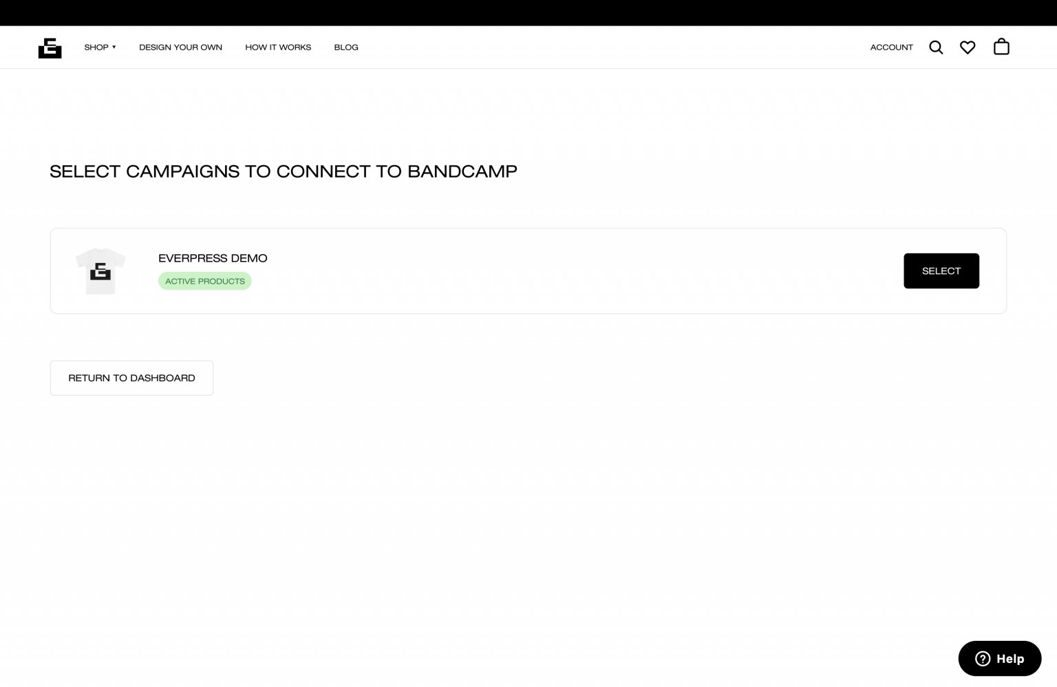 How to integrate with Bandcamp | Everpress